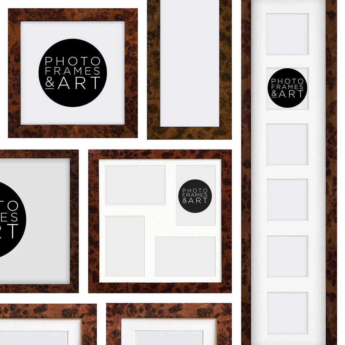 Walnut Photo Frames | Photo Frames and Art – Photo Frames & Art