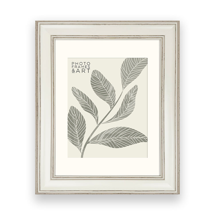 Everyday 14x11 Photo Frame With Mount | Madison Cream – Photo Frames & Art