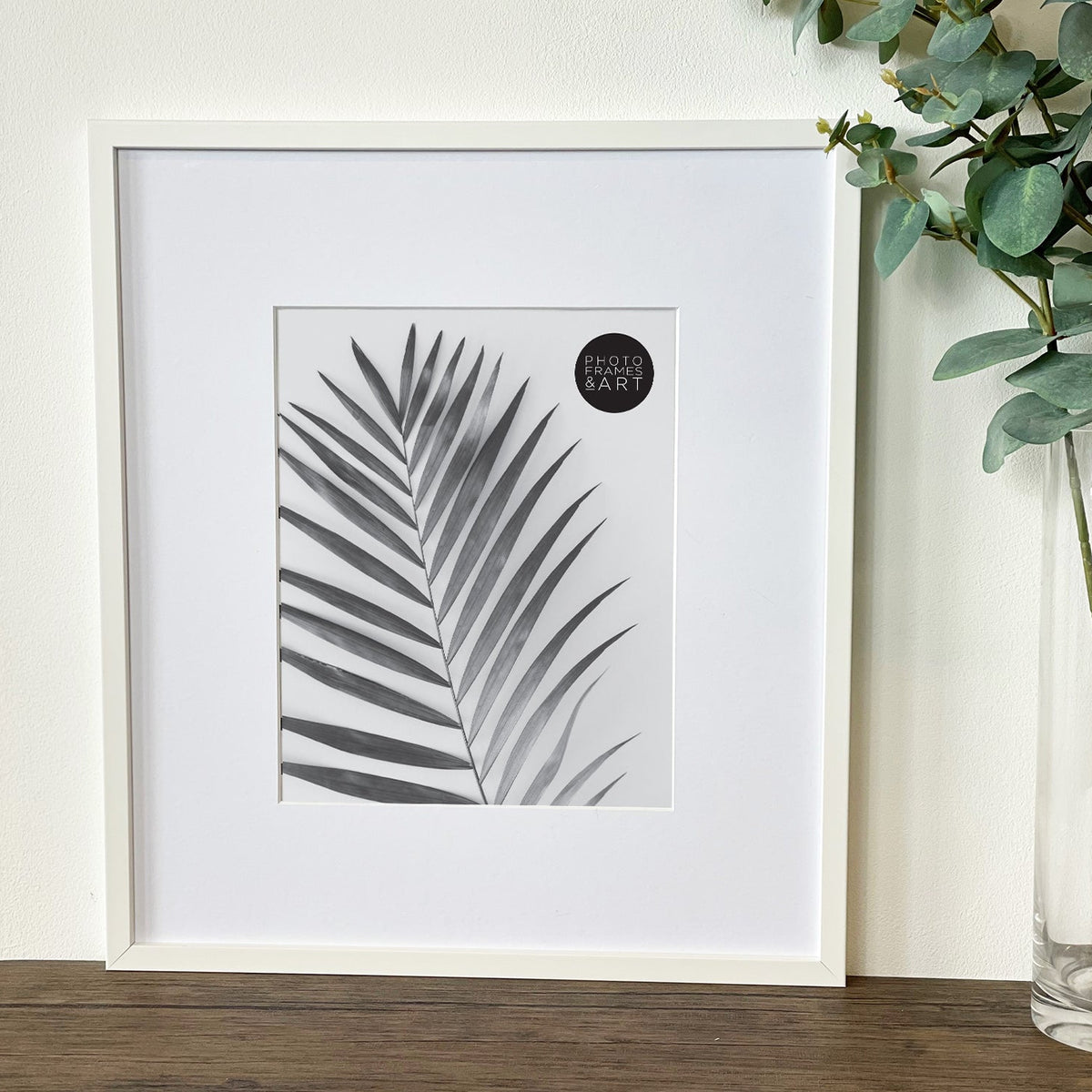 Oversized Mount Wooden 16x14" White Frame For 10x8" | Signature Collec ...