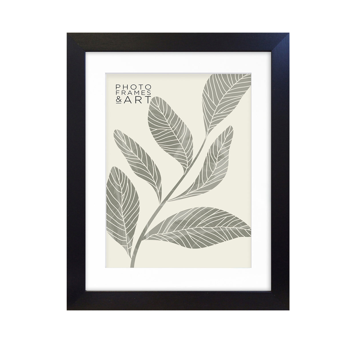 Everyday 16X12" Photo Frame With Mount | Milano Black – Photo Frames & Art