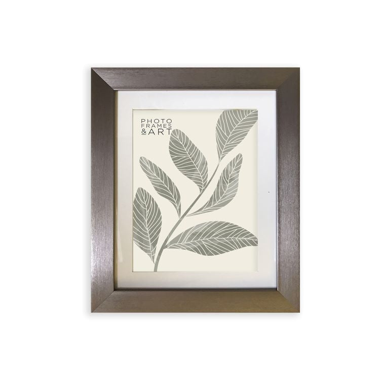 Everyday 10x8" Photo Frame With Mount | Milano Silver – Photo Frames & Art