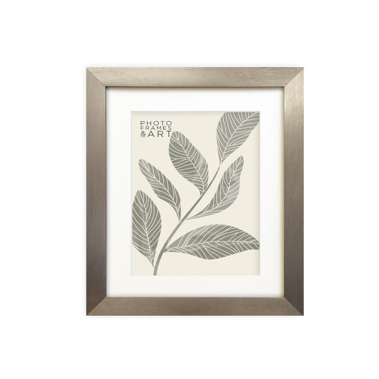 Everyday 12x10" Photo Frame With Mount | Milano Silver – Photo Frames & Art