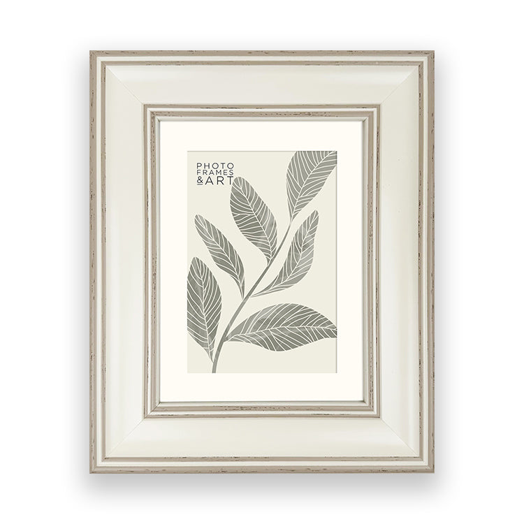 Everyday 8x6 Photo Frame With Mount | Madison Cream – Photo Frames & Art