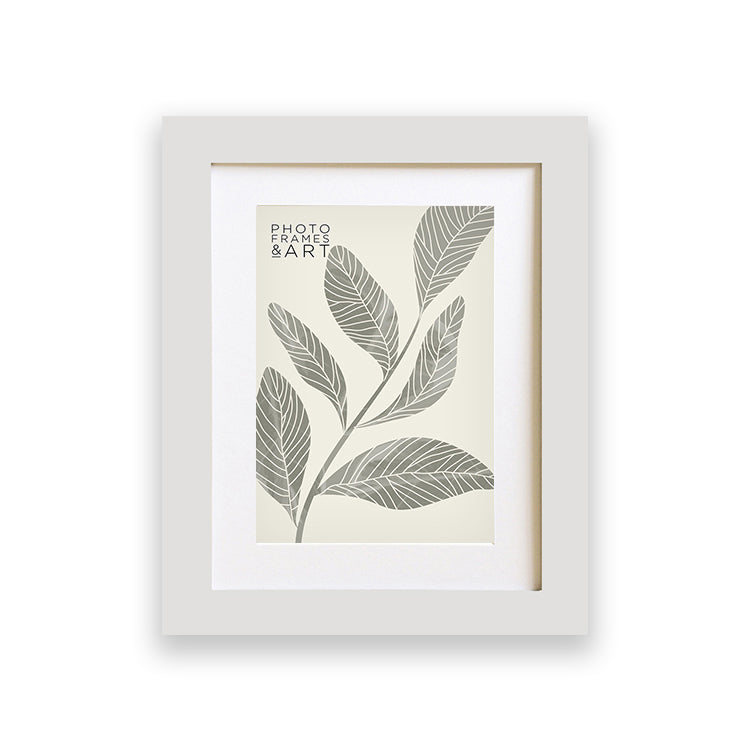 Everyday 9x7 Photo Frame With Mount | Milano White – Photo Frames & Art