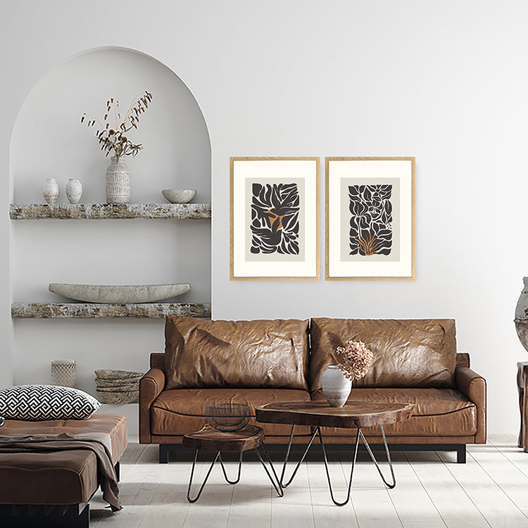 A2 Wood Frame for A3 Poster With Mount | Hartland Oak Effect – Photo ...