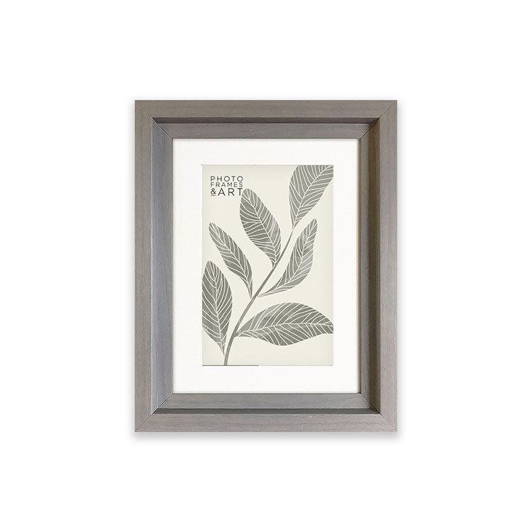 Everyday 8x6 Photo Frame With Mount | Hoxton Grey – Photo Frames & Art