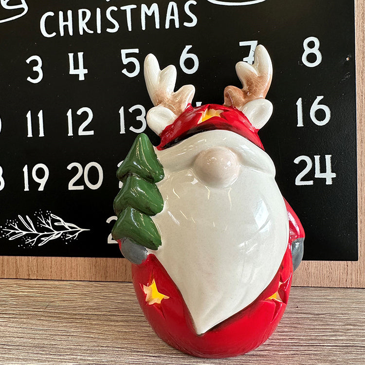 LED Ceramic Santa Decoration – Photo Frames & Art