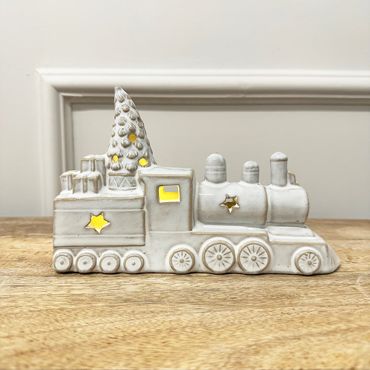 Ceramic Christmas Train | LED – Photo Frames & Art