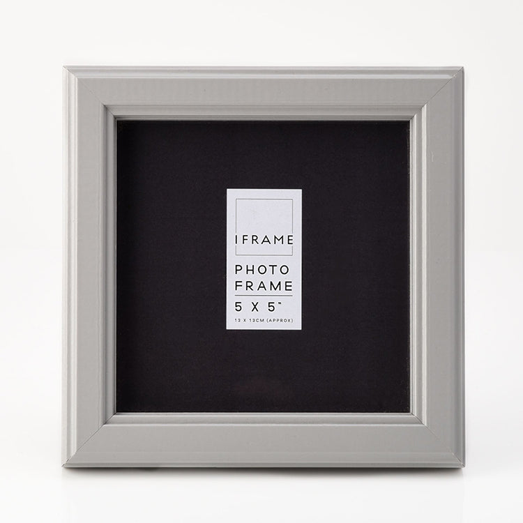 5x5" Photo Frame | Grey – Photo Frames & Art
