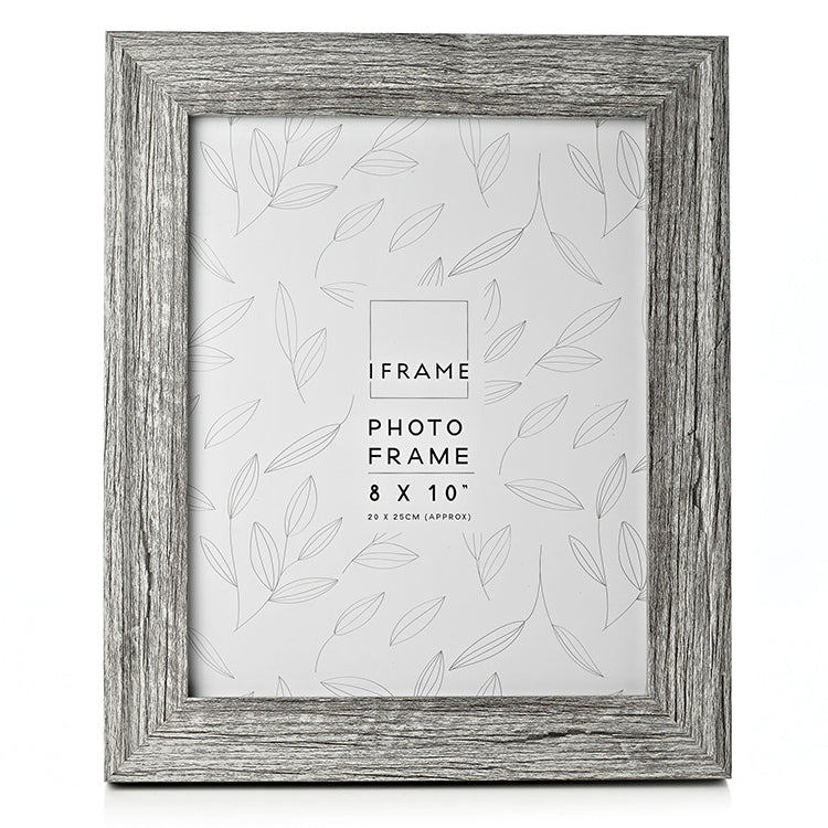 10x8" Wooden Photo Frame | Mid Grey – Photo Frames & Art