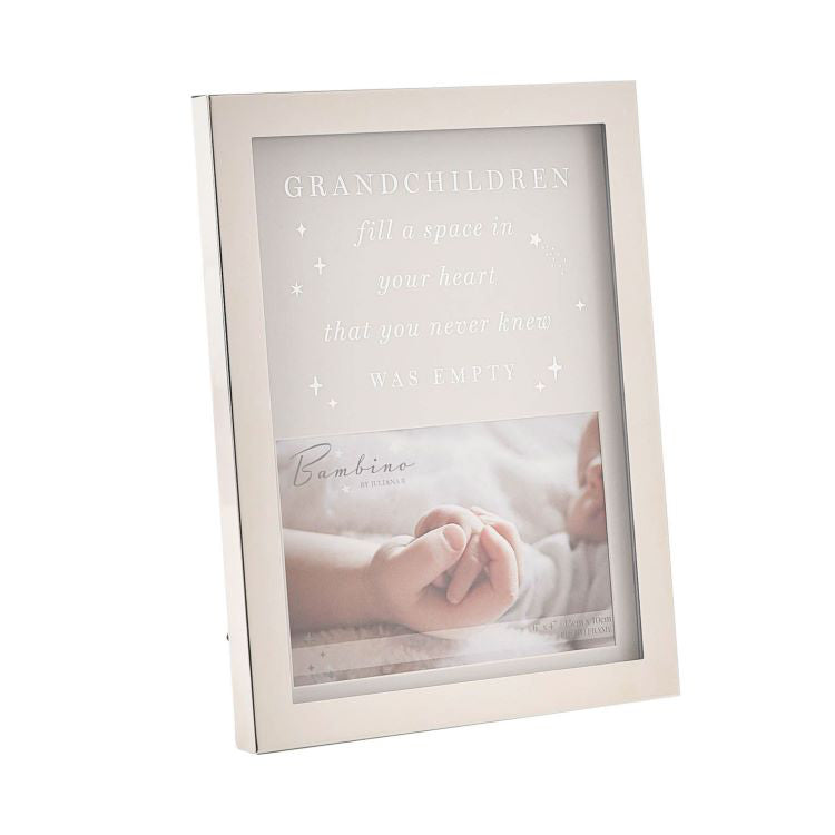 Silver Plated Grandchildren Photo Frame – Photo Frames & Art