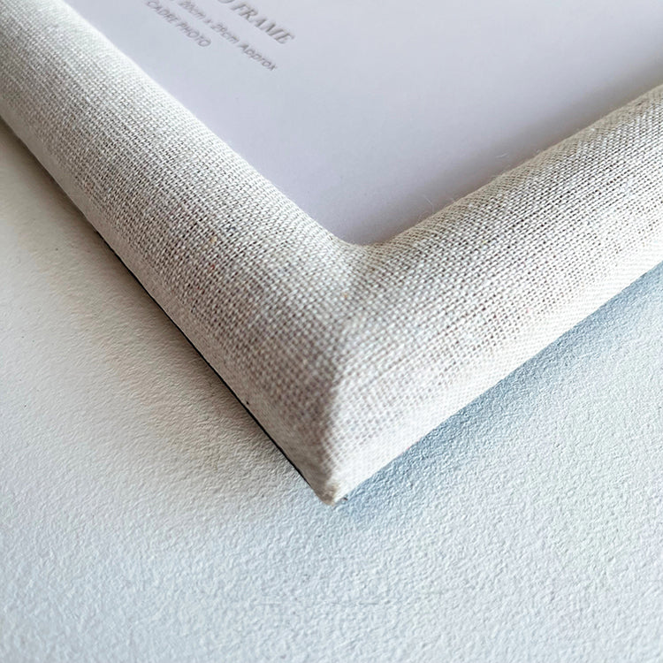 6x4 Linen Photo Frame | Cream – Photo Frames & Art