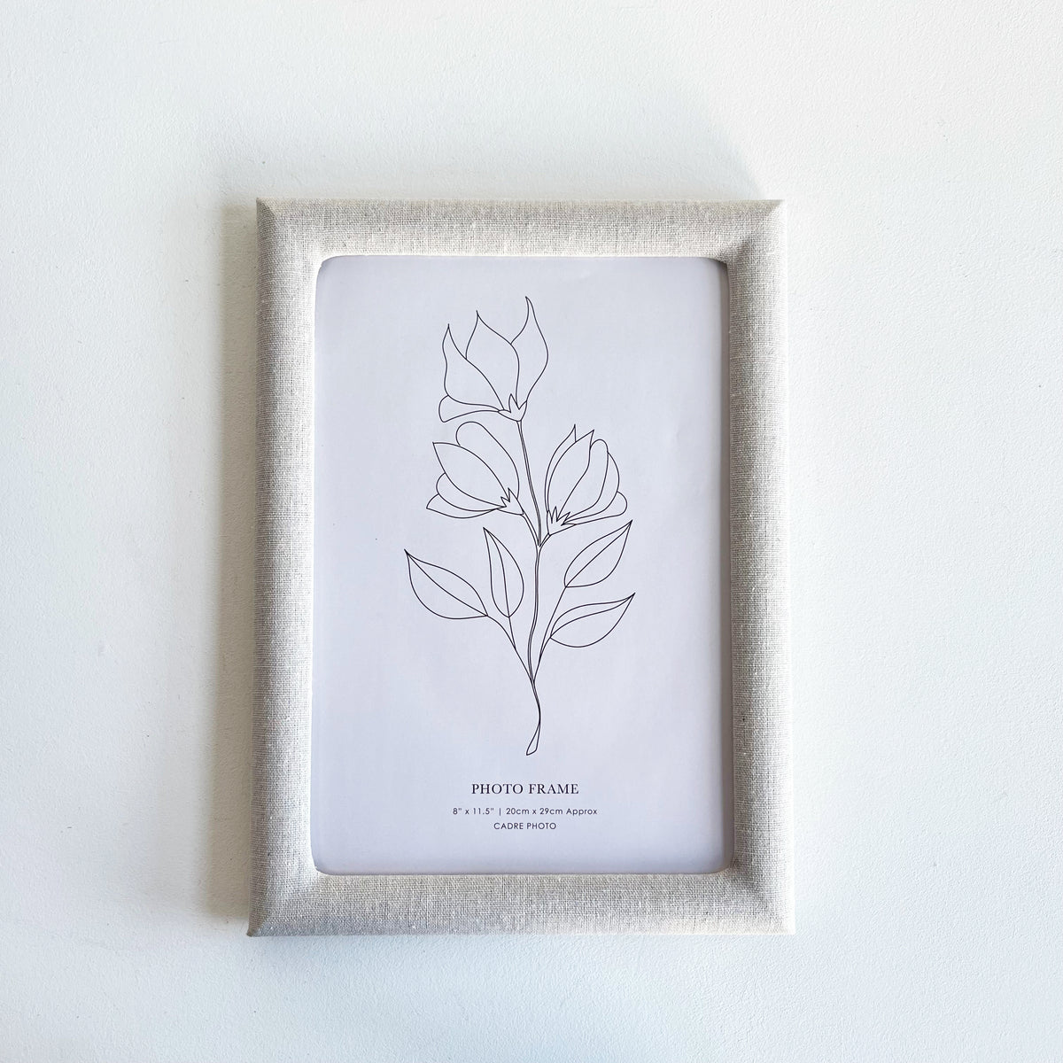 A4 Photo Frame Linen | Cream – Photo Frames & Art