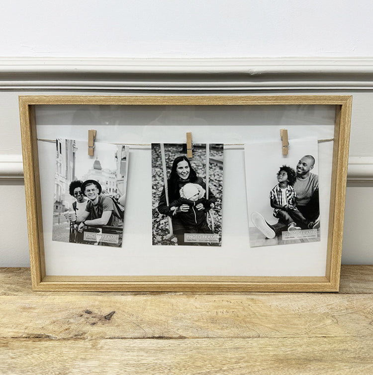 Collage Peg Frame | 3 Apertures – Photo Frames & Art