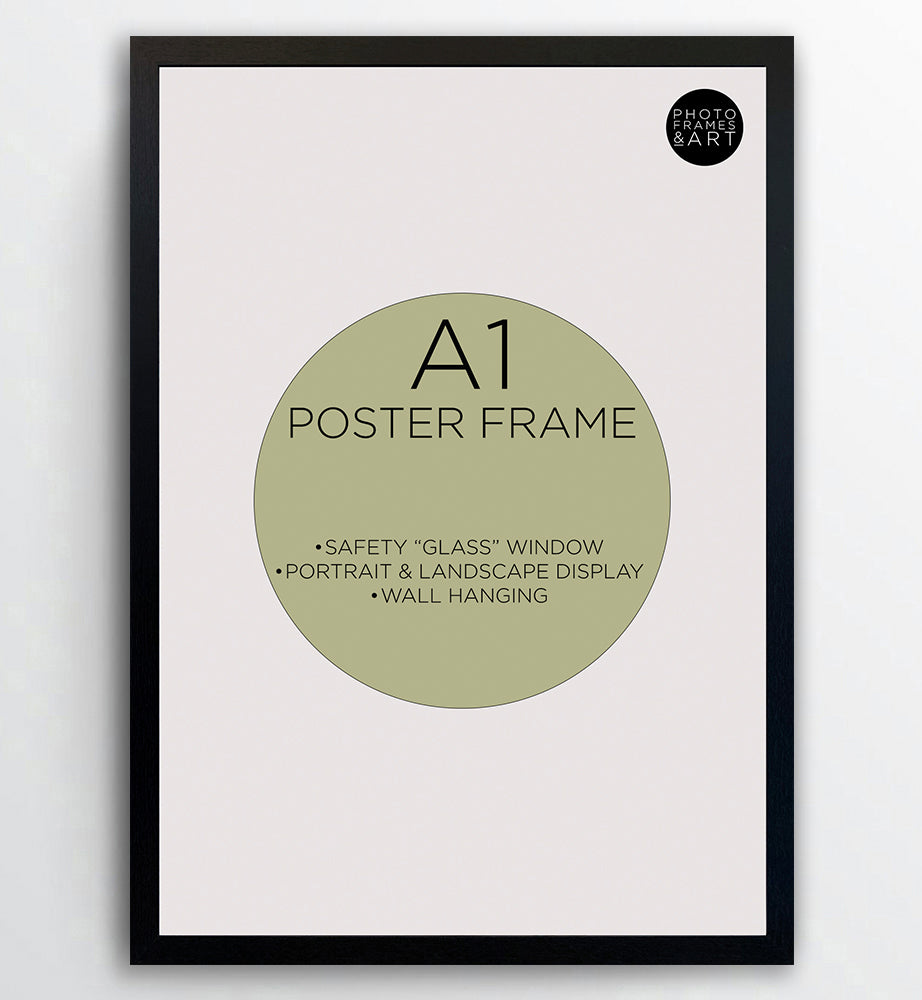 A1 Poster Frame | A1 Black Picture Frame | PF&A – Photo Frames & Art
