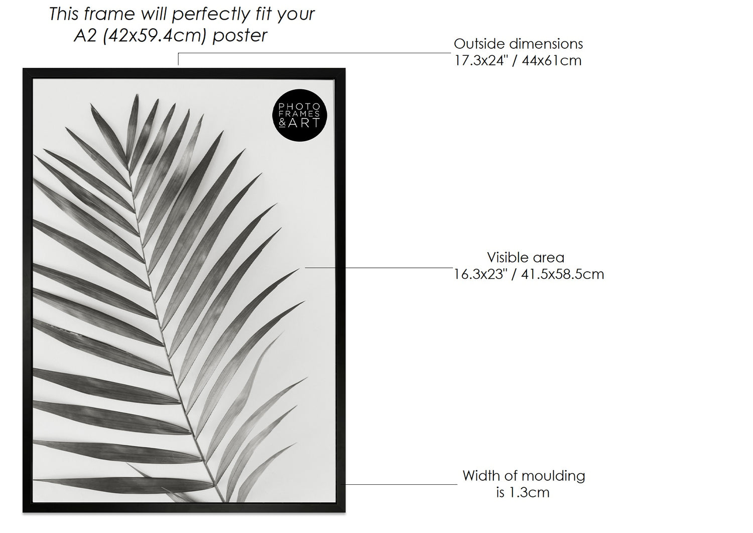 A2 Picture Frame | A2 Wooden Photo Frame | PF&A – Photo Frames & Art