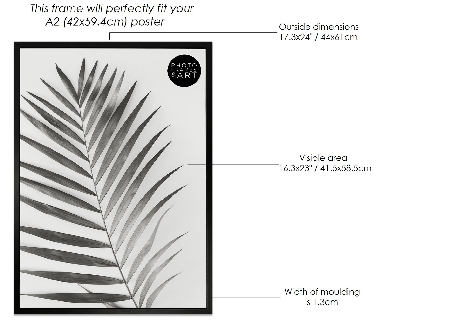 A2 Picture Frame | A2 Wooden Photo Frame | PF&A – Photo Frames & Art