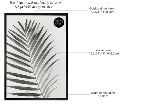 A2 Picture Frame | A2 Wooden Photo Frame | PF&A – Photo Frames & Art