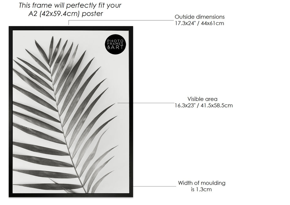 A2 Picture Frame | A2 Wooden Photo Frame | PF&A – Photo Frames & Art