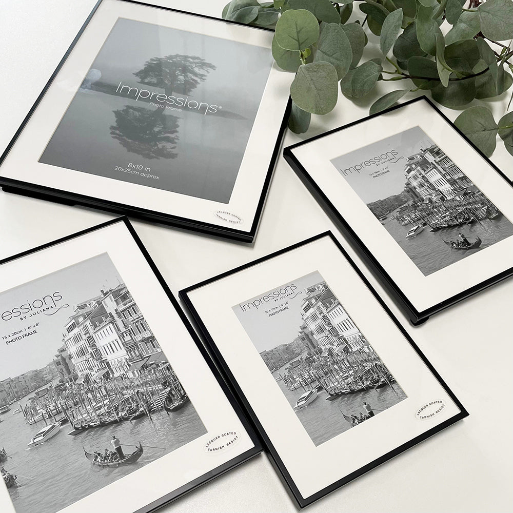 Black Fine Metal Photo Frames | 4 sizes available – Photo Frames & Art