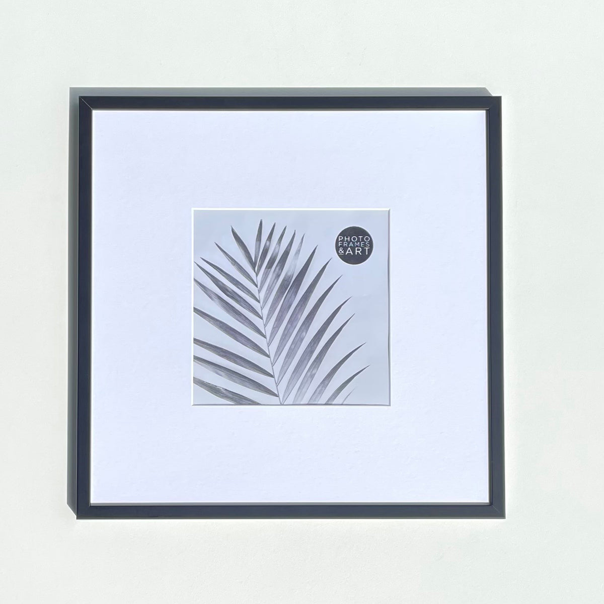 Oversized Mount Wooden 16x16" Black Frame For 8x8" | Signature Collect ...